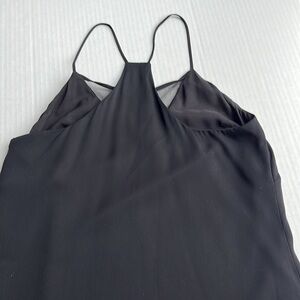 Milly | Tops | Milly Black Silk Spaghetti Strap Top Size | Poshmark